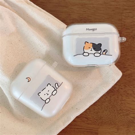 에어팟프로2 버즈2🌙 잘자냥 고양이 커스텀 케이스 아이디어스
