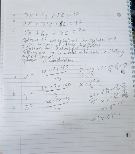 How Do I Solve For Multiple Variables Rcalculus