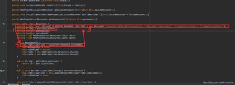 springboot静态资源配置原理 源码一步步分析，详细易懂 resourceproperties csdn博客