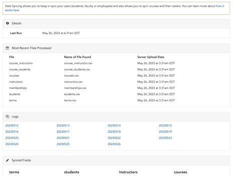 How To View Data Sync Logs Givepulse