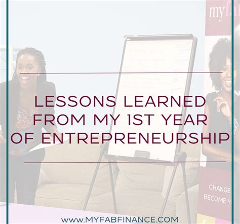 Lessons Learned From My First Year As An Entrepreneur My Fab Finance