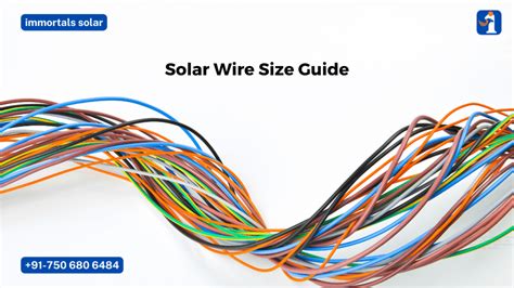 Solar System Wire Size Guide Immortals Solar