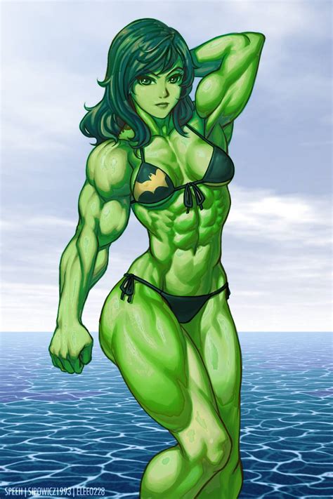 She Hulk By Elee0228 By Fokuhsitou On Deviantart