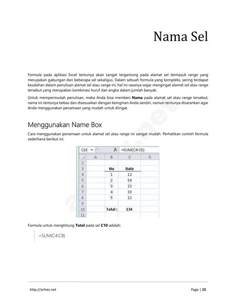 kumpulan formula formual di excel komplit pdf