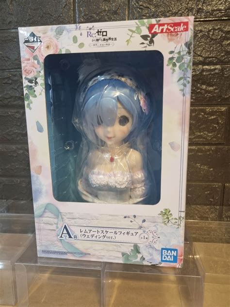 Re Zero Ichiban Kuji Artscale Prize A Rem Headbust Wedding Version Hobbies Toys Toys Games