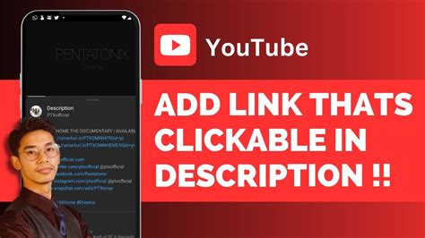 How To Add A Clickable Link To Your Youtube Video Description Step By