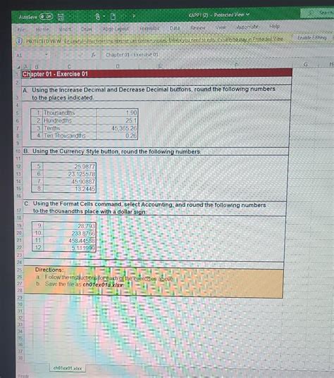 Solved File Home Insert Draw Page Layout Formulas Data