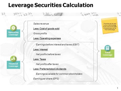 Leverage Securities Calculation Ppt PowerPoint Presentation Model