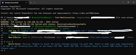 Having Trouble Connecting To The Azure File Shares Microsoft Qanda
