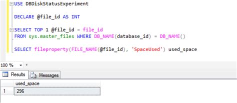 Sql Server Disk Usage Statistics Codeproject