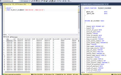 one dynamic way to create date table in power bi using sql functions