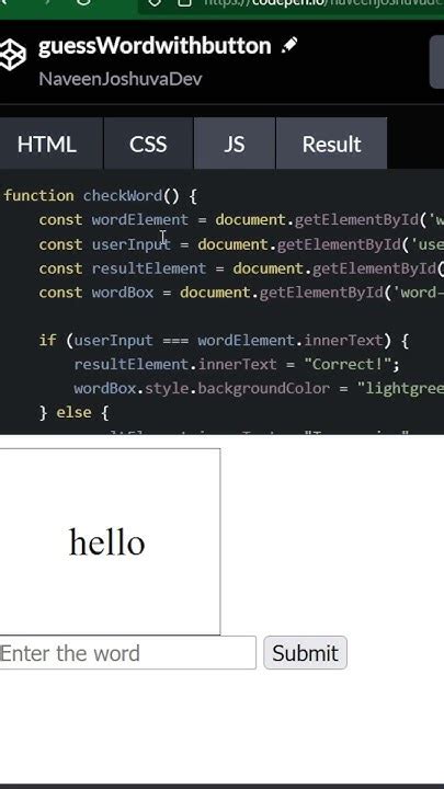 Mastering Dom Manipulation How To Create A Word Guess Game Or Quiz In Javascript Javascript