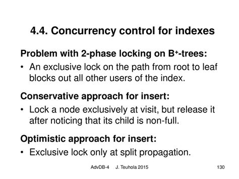 4. Concurrency control techniques - ppt download