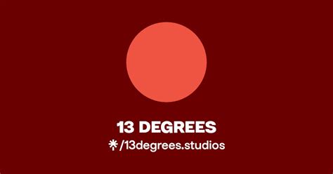 13 Degrees Instagram Tiktok Linktree