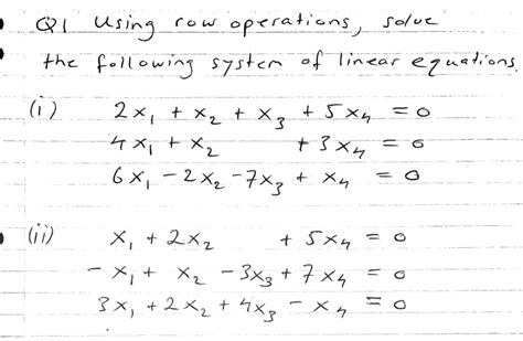 [solved] 1 using row operations gaussian elimination determine the course hero