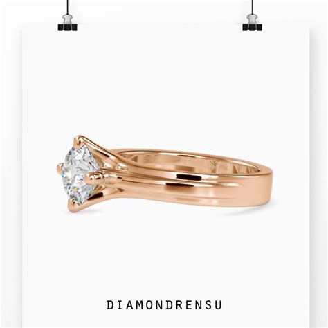 Amazing 118 Ct Round Cut Compass Prongs Simple Solitaire Wedding Ring