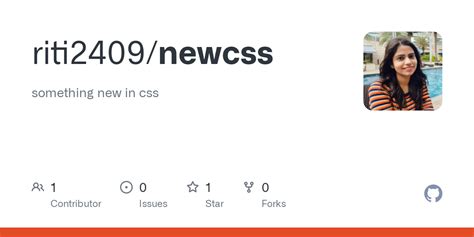 GitHub Riti Newcss Something New In Css
