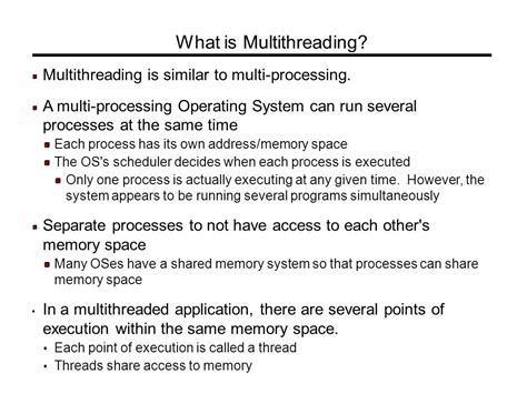 multithreading the objectives of this chapter are ppt video online