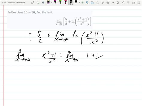 Solvedusing Properties Of Limits Lnexercises 25 36 Find The Limit
