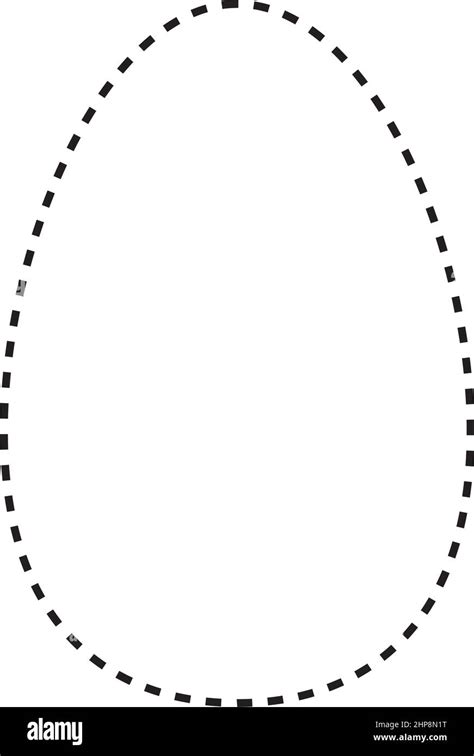 Oval Shape Dotted Symbol Vector Icon For Creative Graphic Design Ui