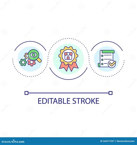 Icon For Assessing Market Entry Tactics Vector Illustration