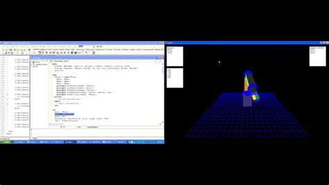 5 axis inverse kinematics robot simulator 3d opengl in delphi object