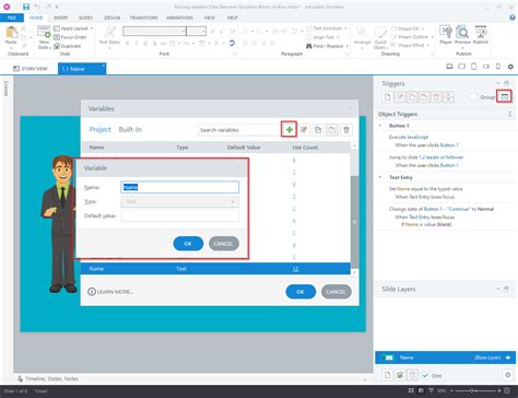 Send Variable Data From Storyline To Articulate Rise Blocks