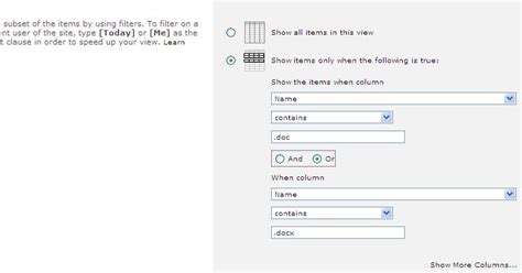 Pawan Satope S SharePoint Blog Filter Document Library View By File Type