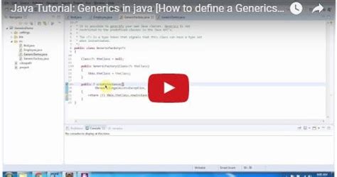 Java Ee Java Tutorial Generics In Java How To Define A Generics Class Which Accept User