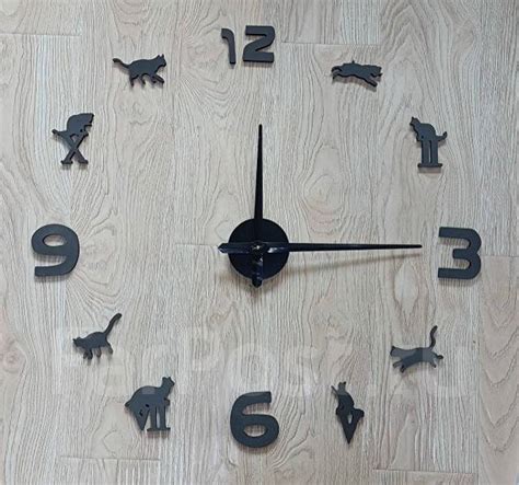 Часы настенные интерьерные конструктор Diy Clock Сделай сам новый в наличии Цена 350₽ во