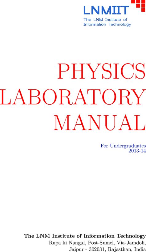 Lab Manual