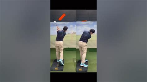 범스골프 다운스윙시 오른팔꿈치는 몸 앞으로 들어와야 정확한 컨택이 나옵니다 범스윙 Youtube