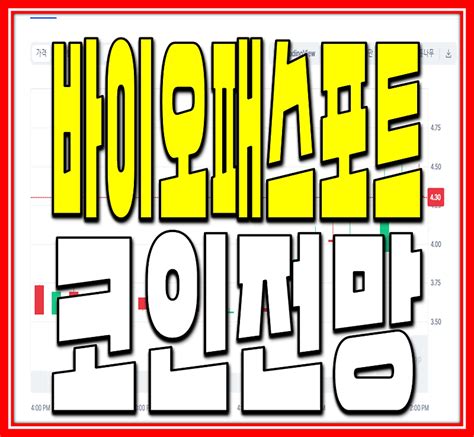 바이오패스포트코인 Biot 호재 시세 전망