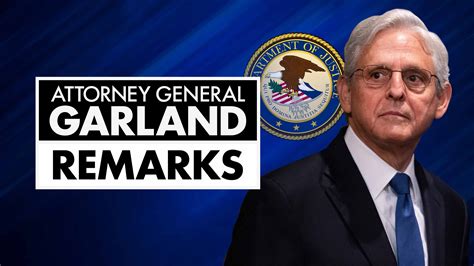 Watch Attorney General Garland Remarks Fox Nation