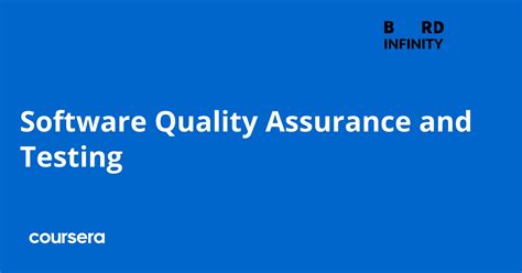 Software Quality Assurance And Testing Coursera