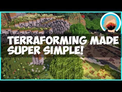 How To Terraform ANY Minecraft Terrain In Creative Or Survival YouTube Minecraft