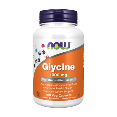 Glicin NOW, 1000 mg (100 kapsula) | extenlab.hr