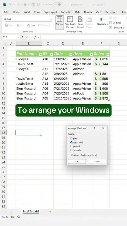 Tutorial Excel 21 Viralvideo Excel Exceltips Exceltricks Fyp Fypyoutube Viralshorts