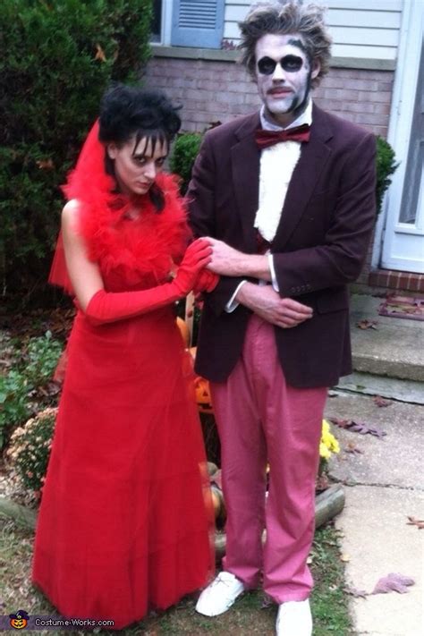 Beetlejuice And Lydia Couple Halloween Costume