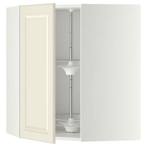 Metod Corner Wall Cabinet With Carousel Whitebodbyn Off White 68x80