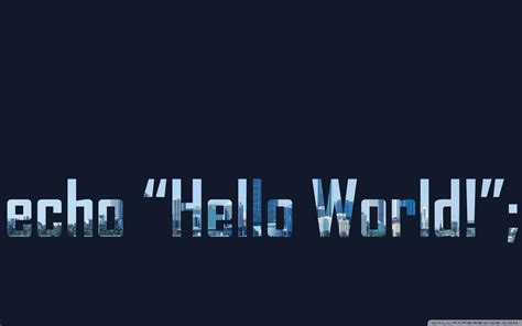 Hello World Wallpapers 4k HD Hello World Backgrounds On WallpaperBat