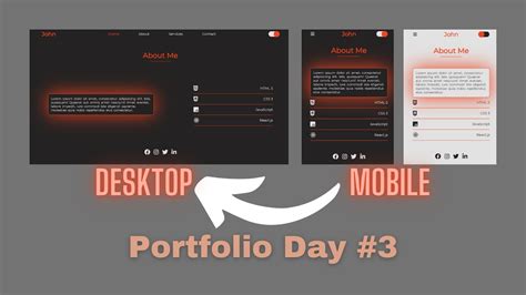 Amazing Animated About Section Animated Personal Portfolio Day3