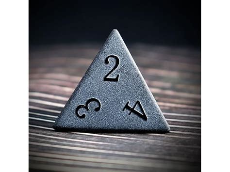 Obsidian Dice Set For Dungeons And Dragons