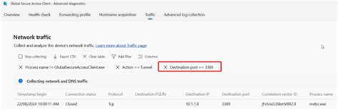 애플리케이션 액세스 문제 해결 global secure access microsoft learn