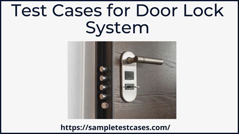 Test Cases For Door Lock System Functionality 2023