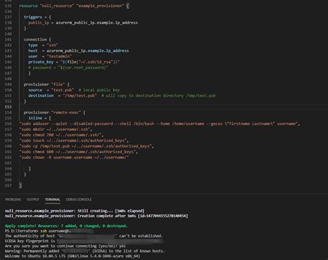 Terraform Use File In Remote Exec Stack Overflow