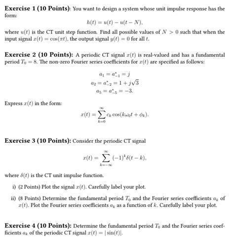 solved exercise 1 10 points you want to design a system