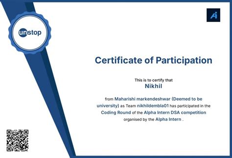 Codingjourney Dsa Participation Alphaintern Keeplearning Nikhil