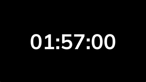 2 Minute Countdown Timer Animation On Black Background 39859523 Stock