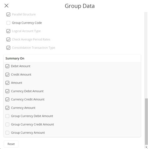 grouping field technical documentation for ifs cloud